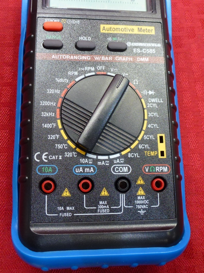 CORNWELL TOOLS ES-C585 DELUXE AUTOMOTIVE MULTIMETER W/ LEADS, CASE | eBay
