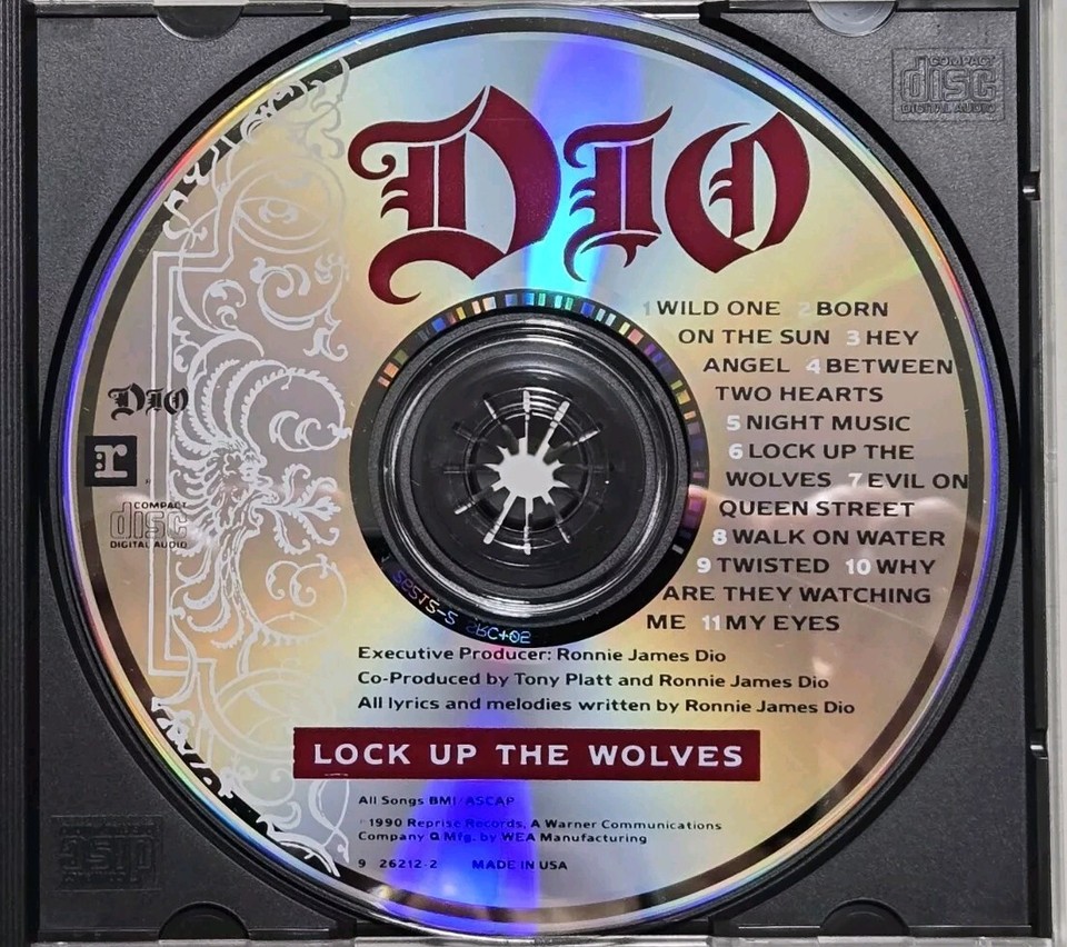 Dio: Lock Up the Wolves CD (Reprise, 1990) -- VERY GOOD! TESTED ...