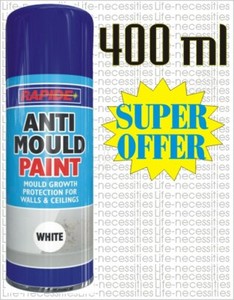 400ml Anti Mould Spray Mould Growth Protection Walls Ceilings White ...