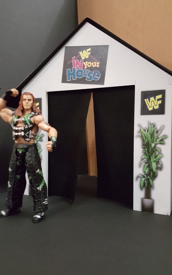 Custom WWF/WWE In Your House entrance stage for mattel scale wrestling ...