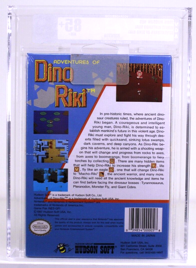 Adventures of Dino-Riki (Nintendo Entertainment System, 1989) for sale ...