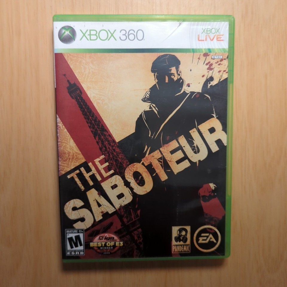 The Saboteur (Xbox 360, 2009) Complete CIB Manual 14633191004 | eBay
