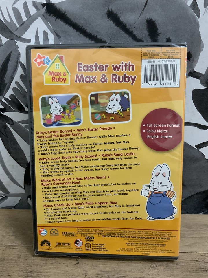 ☀️ Max & Ruby: Easter With Max & Ruby - DVD 97368512542 | eBay