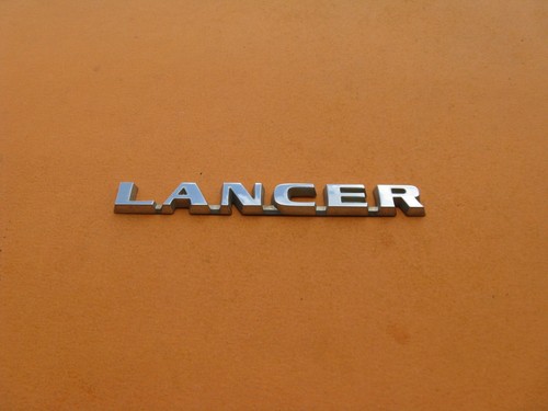 04 05 06 07 MITSUBISHI LANCER REAR EMBLEM LOGO BADGE SIGN SYMBOL USED ...