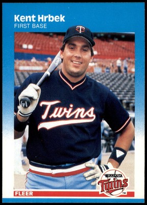 Kent Hrbek Minnesota Twins 1987 Fleer #544 Baseball Card | eBay