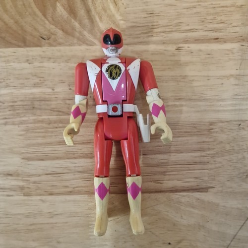 1993 Power Rangers Kimberly Pink Power Ranger Head Flipping Action ...