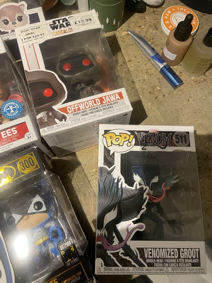 Pop Figure Job Lot Collectible Toys Funko Pop Vinyl Figures Marvel ...