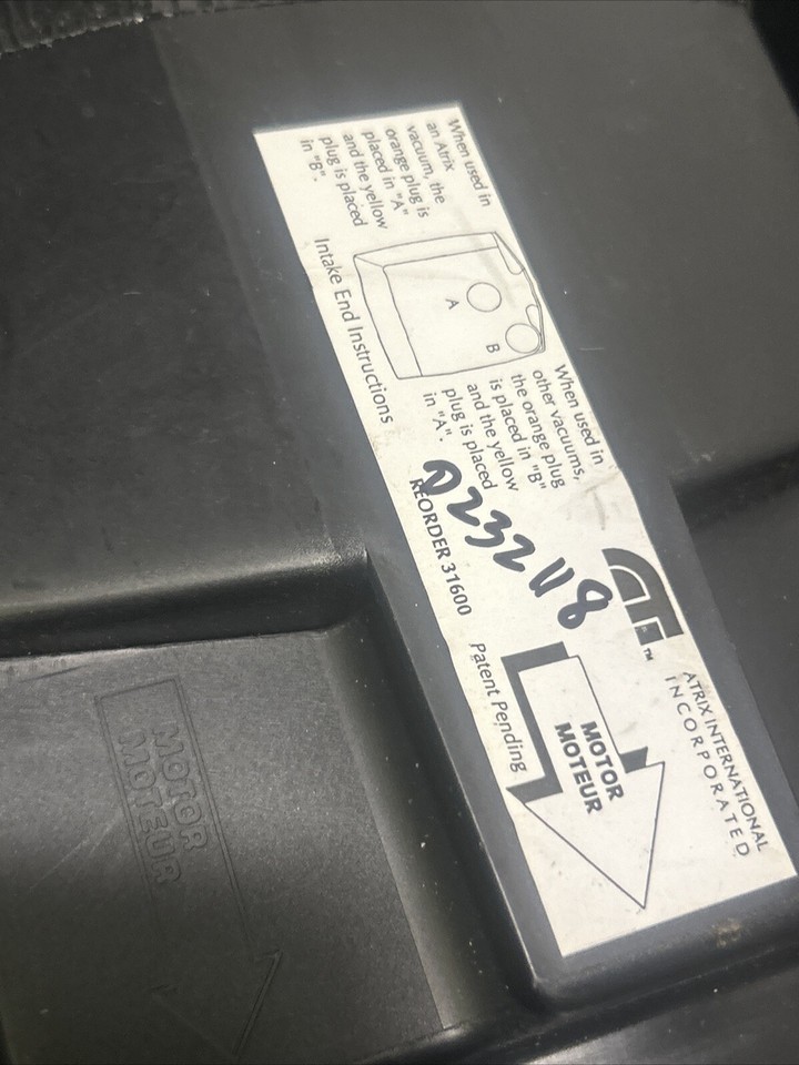 Atrix Omega Supreme Plus 120V Handheld Vacuum. | eBay