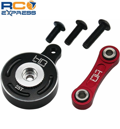 Hot Racing Fixed Arrma 1/10 4x4 3s 4s Link 25T Steering Servo Saver ...