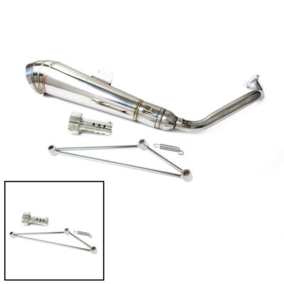 Full Performance System Exhaust Muffler Pipe For GY6 125CC 150CC ...