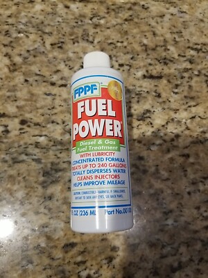 FPPF Fuel Power 00100 Diesel & Gas Fuel Treatment Additive w/ Lubricity ...
