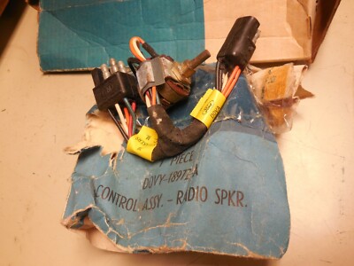 NOS 1970 Lincoln Continental Speaker Control Switch w/ Wiring Harness ...