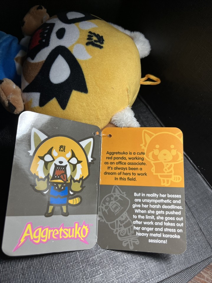 Japan Aggretsuko Aggressive - Angry Retsuko Sanrio Plush Toy Stuffed ...