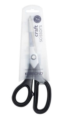 Korbond Embroidery Craft Scissors 7 Inch Comfort Grip Stainless Steel ...