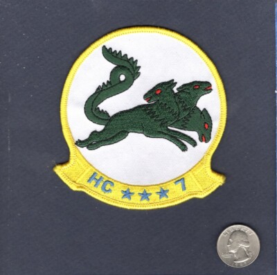 HC-7 SEA DEVILS US NAVY Sikorsky H-3 Sea King Helicopter 4" Squadron ...