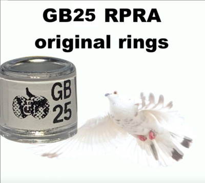 RPRA racing pigeons rings GB 2025 - breeding UK ,original GB25 ...
