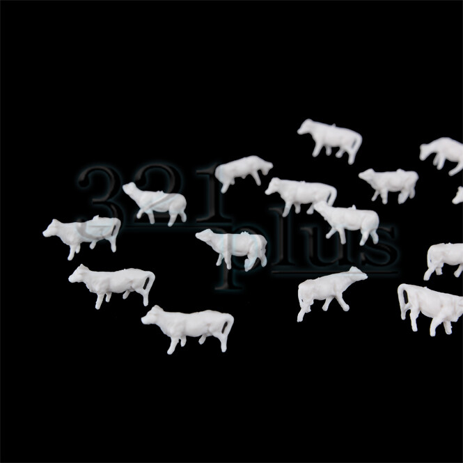 20 pcs. N Gauge Farm Animals N Scale Cows Cattle Cow Figures N Scale 1: ...