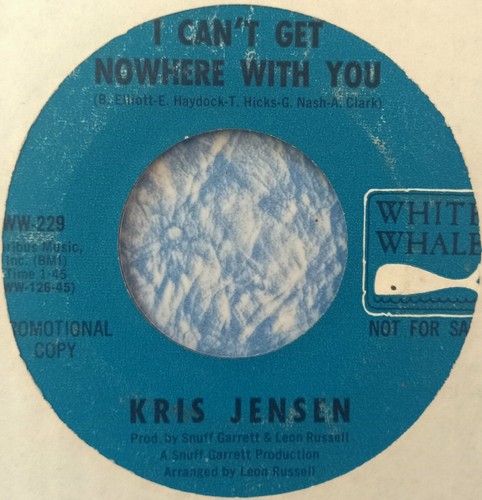1966 RARE PROMO-ONLY 45! Kris Jensen "I Got You / I Can't Get Nowhere ...