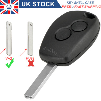 for Vauxhall Vivaro B Movano 2 Button Remote Van Key Fob Case Shell ...