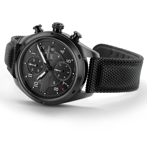 HAMILTON Resident Evil Requiem Leon Khaki Field Auto Chrono Watch ...