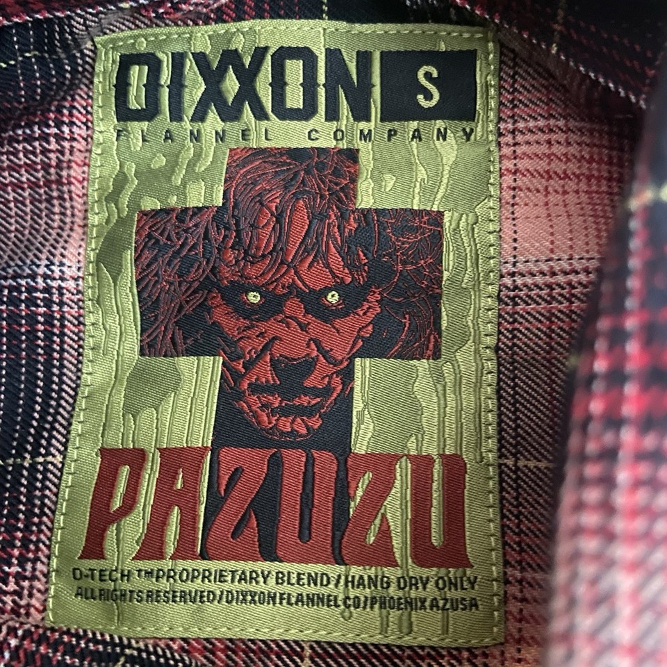 Dixxon Flannel Pazuzu (The Exorcist) Scary Horror Movie Flannel Mens ...