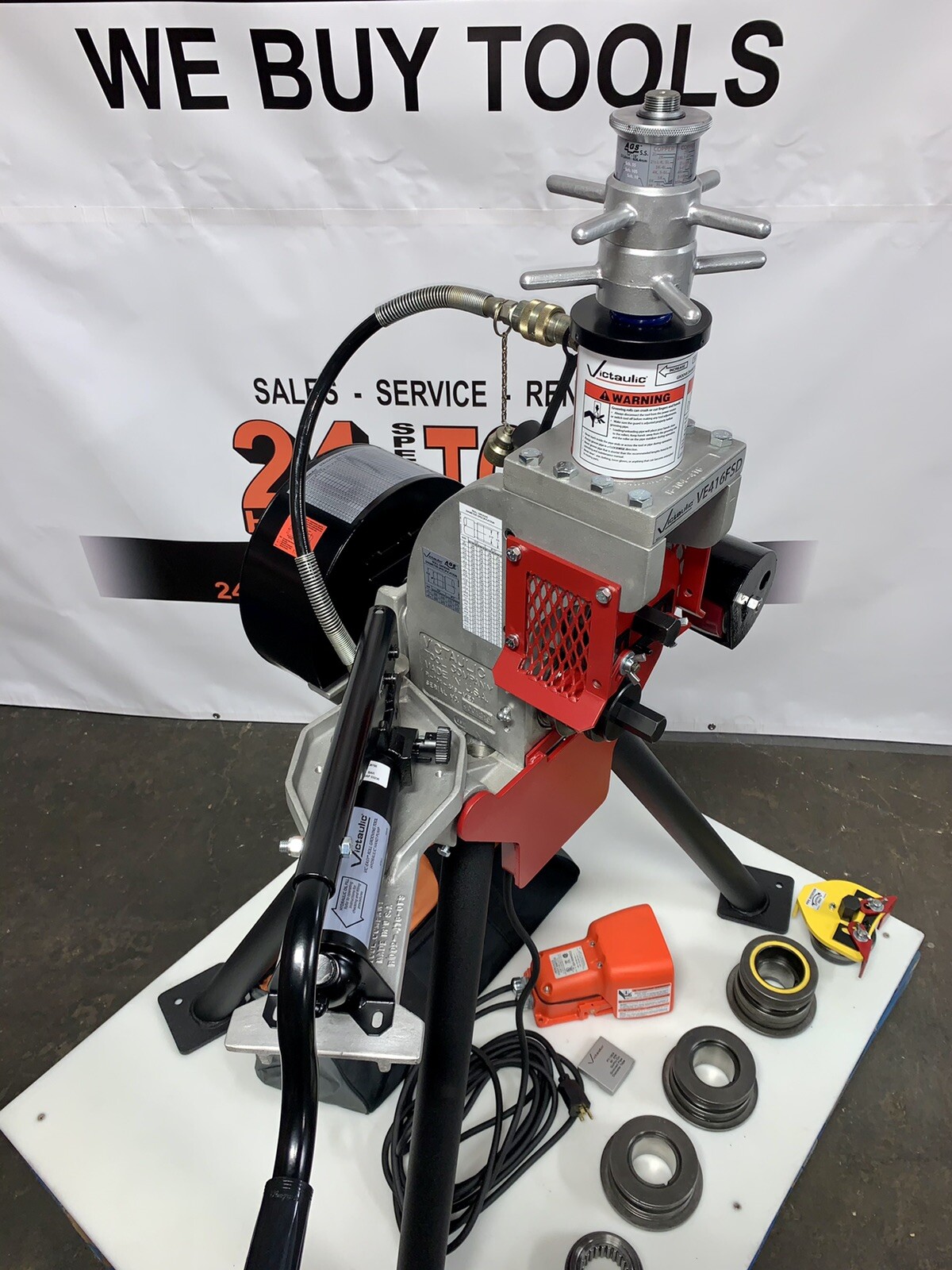 VICTAULIC VE416FSD Hydraulic Vic Roll Groover 2”-16” AGS Grooving ...