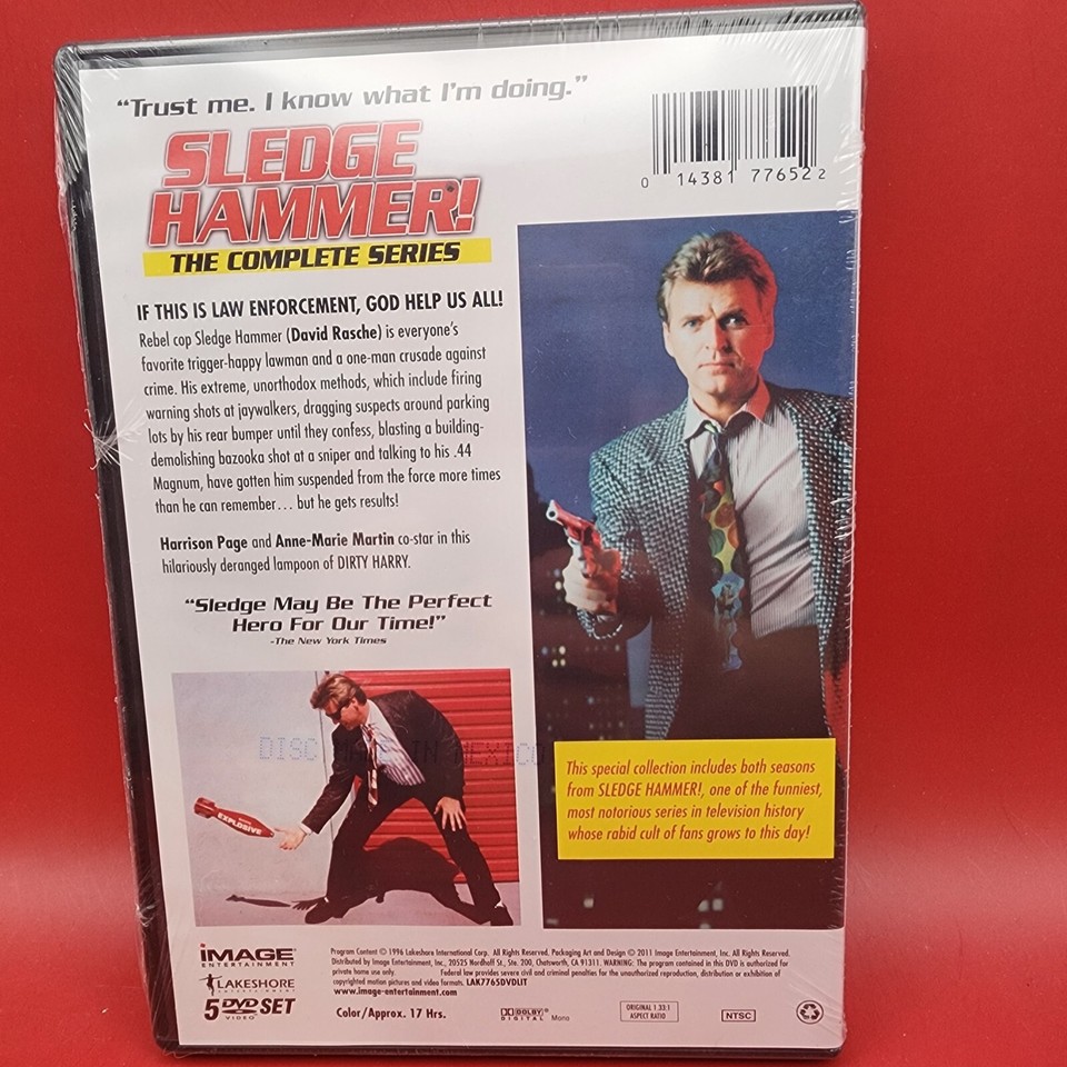 Sledge Hammer!: The Complete Series [New DVD] Sealed Actual Photos FREE ...