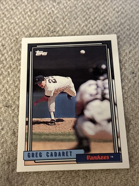 1992 Topps - #18 Greg Cadaret for sale online | eBay