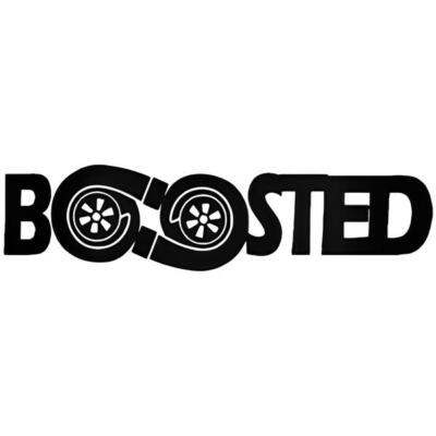 Boosted Twin Turbo Decal Sticker Window VINYL DECAL STICKER Car Laptop ...