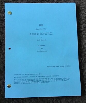 PSYCH TV Script 9/14/06 He loves me, He loves me not Maggie Lawson ...