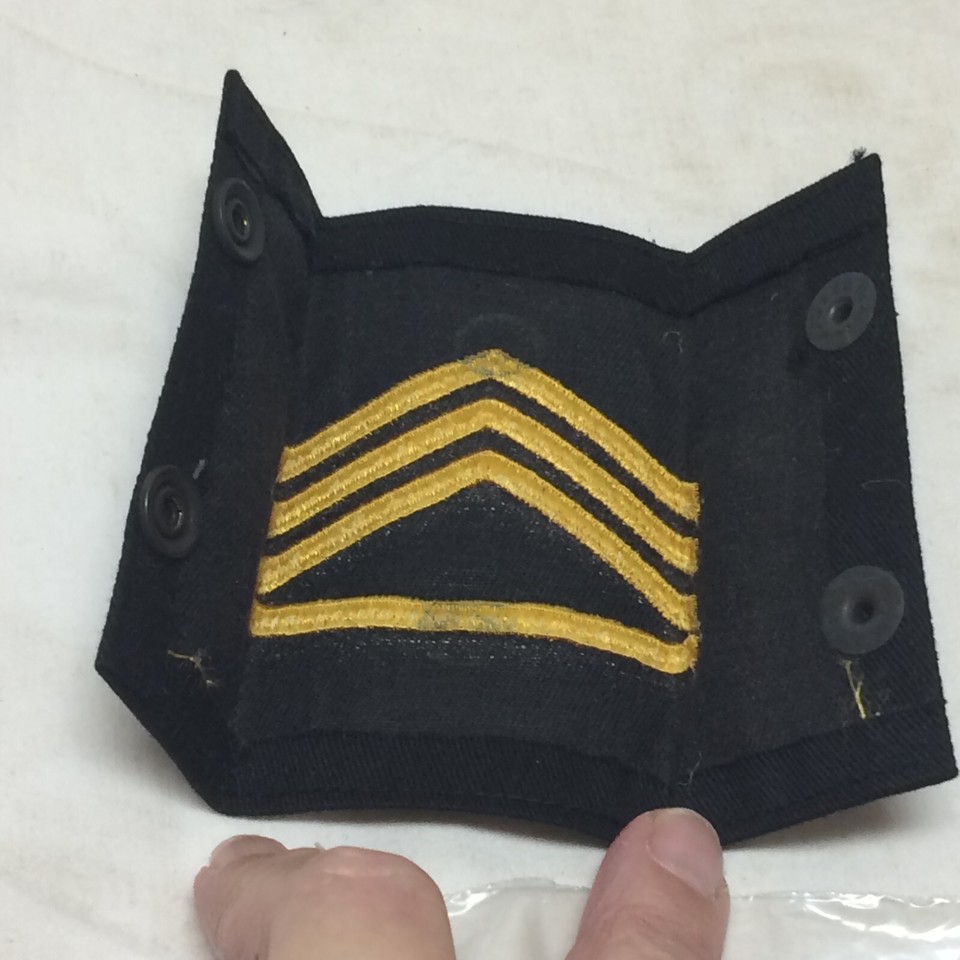 Military Army Uniform Shoulder Epaulet Insignia lot (2) Staff Sergeant ...