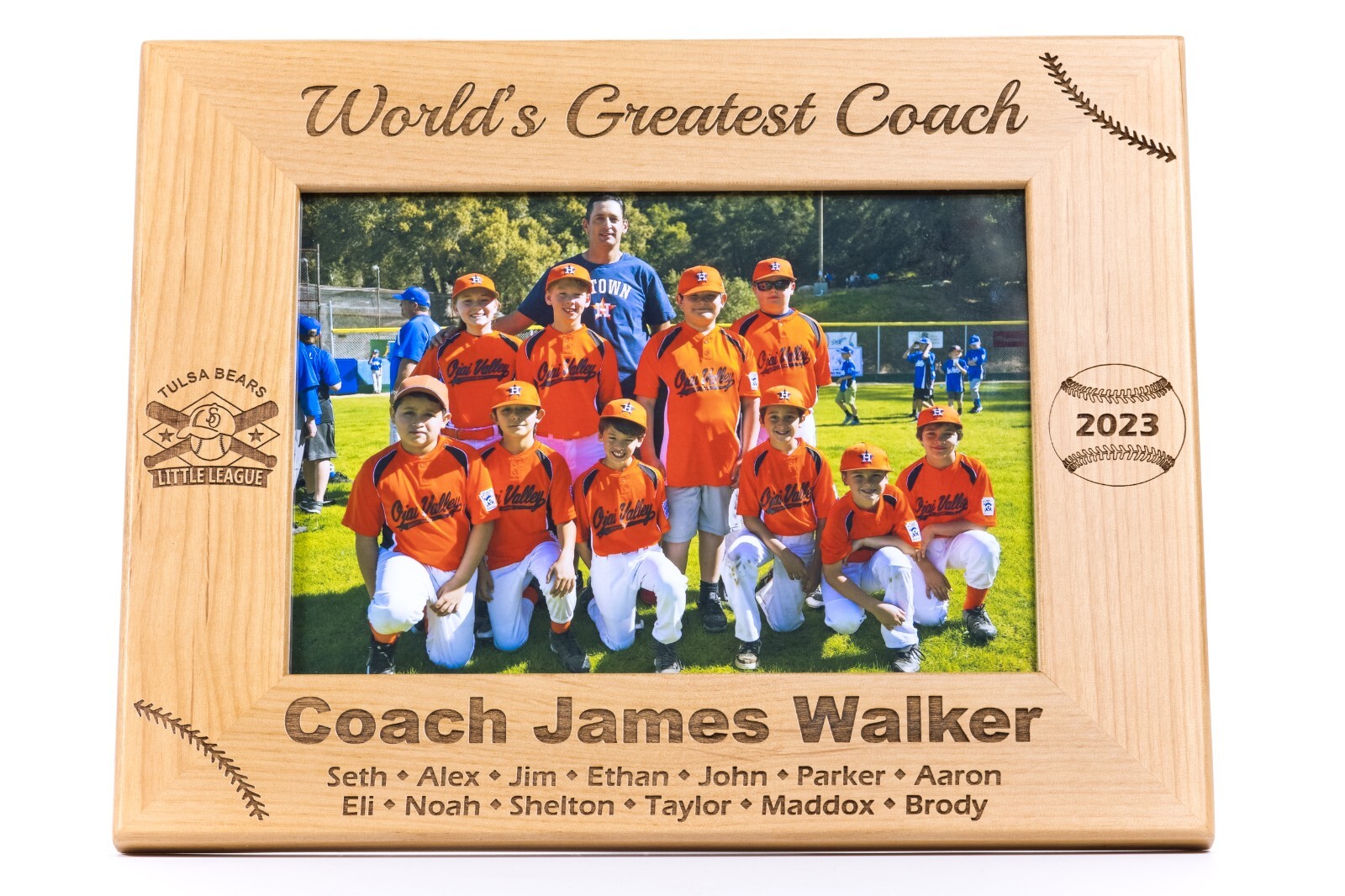 Personalized Baseball Team Picture Frame, Coach Gift, Youth Sports Team ...