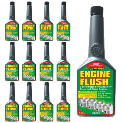 12 x ENGINE FLUSH PETROL & DIESEL ENGINES 350ml CLEANS & REMOVES ...