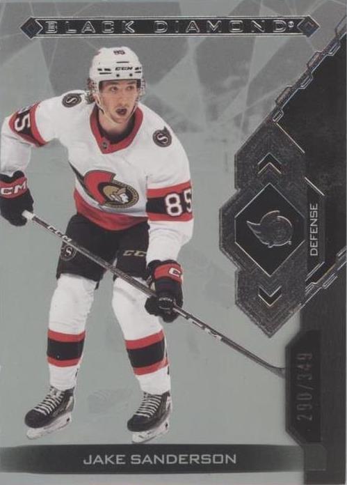 2022-23 Upper Deck Black Diamond - Rookies Jake Sanderson #BDB-SJ /349 ...