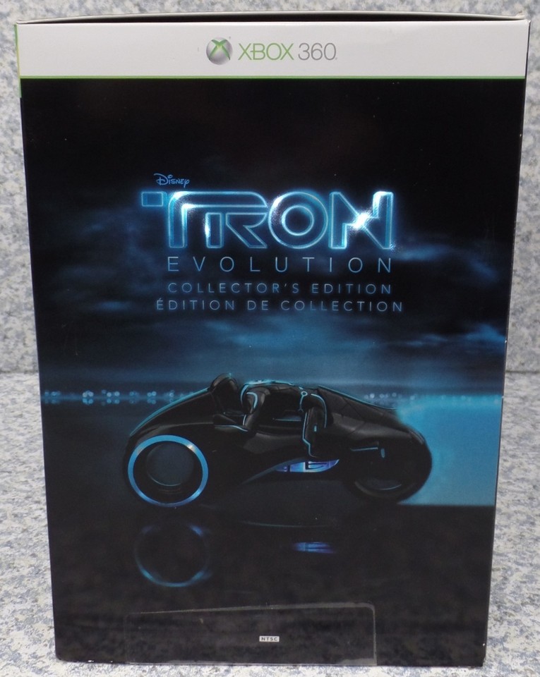 Video Game XBOX 360 Tron Evolution Collectors Edition + Light Cycle NEW ...