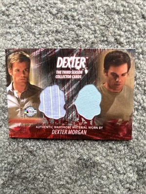 Dexter Season 3 D3-C4 Dual Costume Wardrobe Card Michael C Hall Dexter ...