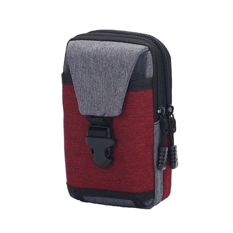 Vintage Canvas Waist Bag Belt Hook Holster Carry Phone Pouch Wallet for ...