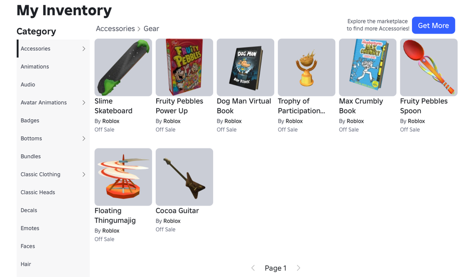 ROBLOX 2015 ACC UNVERIFIED + 20 OFFSALE ITEMS + COMBAT INITIATED BADGE ...