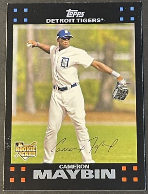 2007 Topps Updates & Highlights Cameron Maybin RC UH141 Detroit Tigers ...