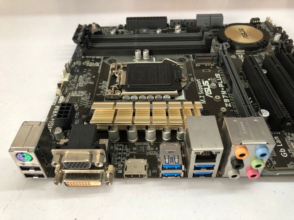 ASUS Z97M-PLUS Motherboard Mainboard Intel Z97 LGA1150 DDR3 VGA DVI ...