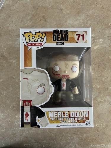 Merle Dixon Zombie Funko Pop Vinyl #71 The Walking Dead Vaulted | eBay ...