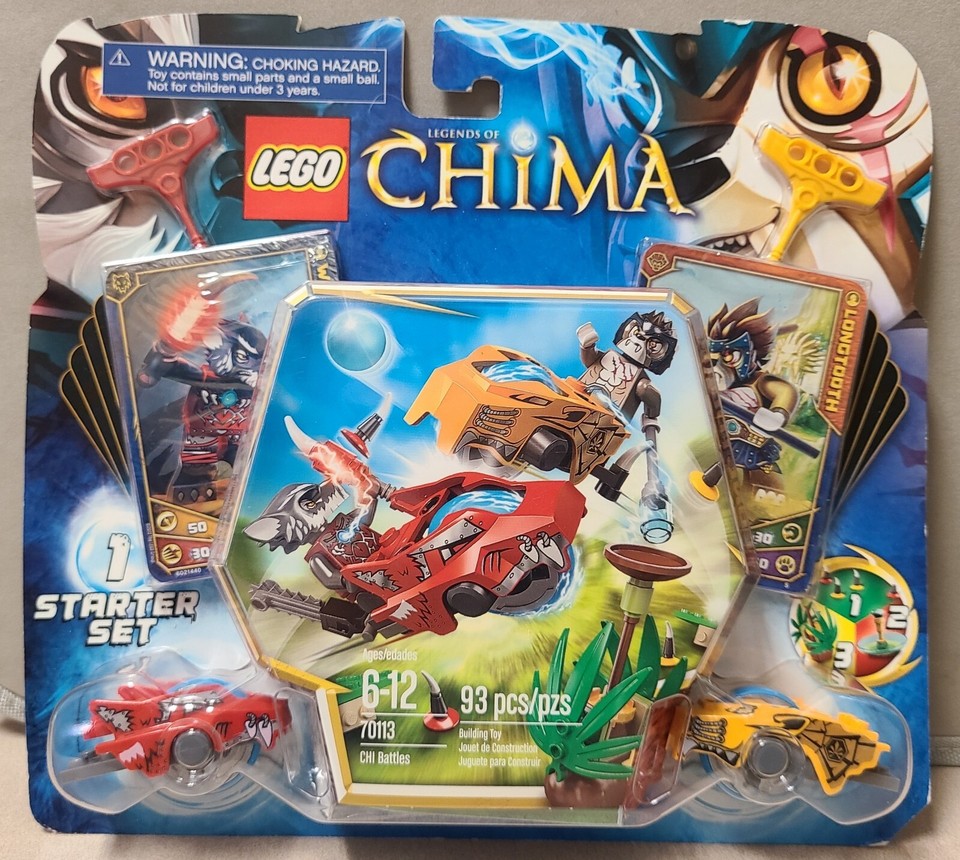 LEGO Legends of Chima: Lot of 6 Speedorz-70104, 70105, 70106, 70107 ...