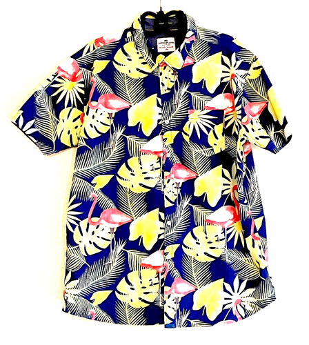 Ditch Plains by Ricky Singh Men's Tropical Flamingo Shirt (XL) | eBay ...