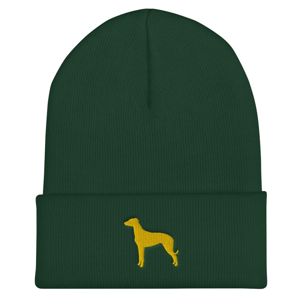 Greyhound Lurcher Whippet Sighthound Dog Lover Owner Embroidered Beanie ...