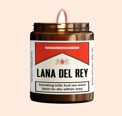 Lana Del Rey gift, Lana Del Rey Candle,Lana Del Rey merch,8oz 225g 50 ...