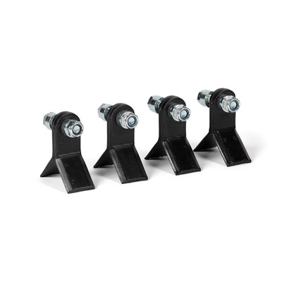 Titan Attachments 4 Pack Replacement Flail Mower Y-Blades, 8mm Carbon ...