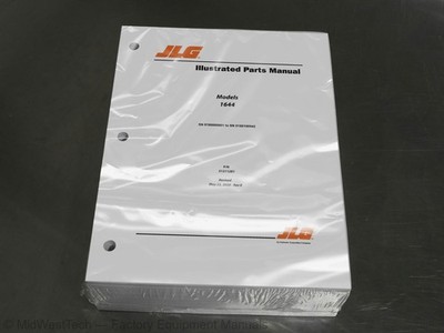 JLG 1644 Telehandler Parts Manual Exploded View Catalog Diagram Book | eBay