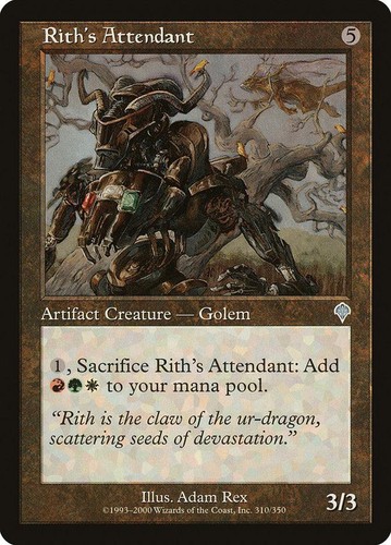 Rith's Attendant [Invasion] Heavily Played | eBay