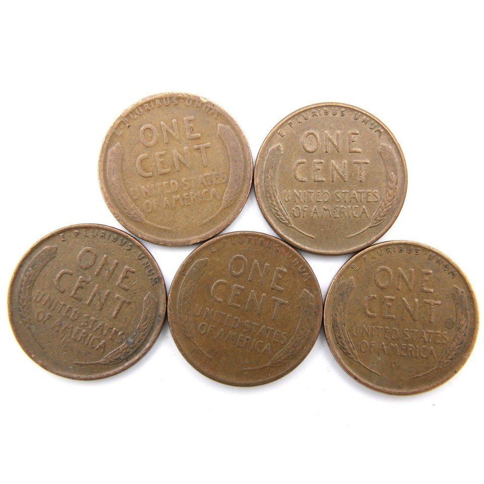 Lincoln Wheat Cent Penny Lot- Actual Coins Shown [WCL53] | eBay