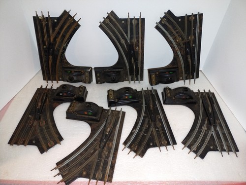 7 x Lionel Right & Left 027 Gauge Track Switches - Parts Repair | eBay